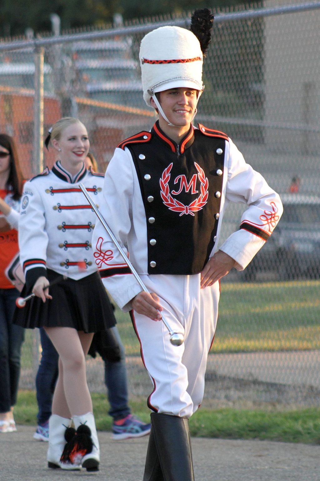 Drum Majors - Massillon Tiger Swing Band