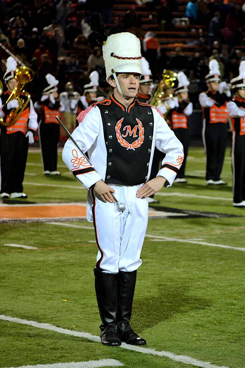 Drum Majors - Massillon Tiger Swing Band